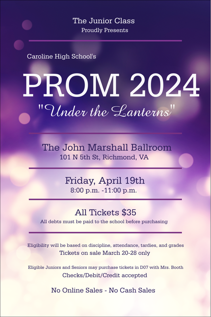 Prom 2024 "Under the Laterns" - Caroline County Public School