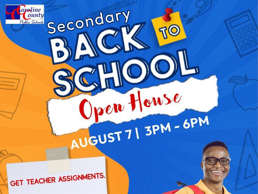 CHS Back to School Night! - Caroline County Public School